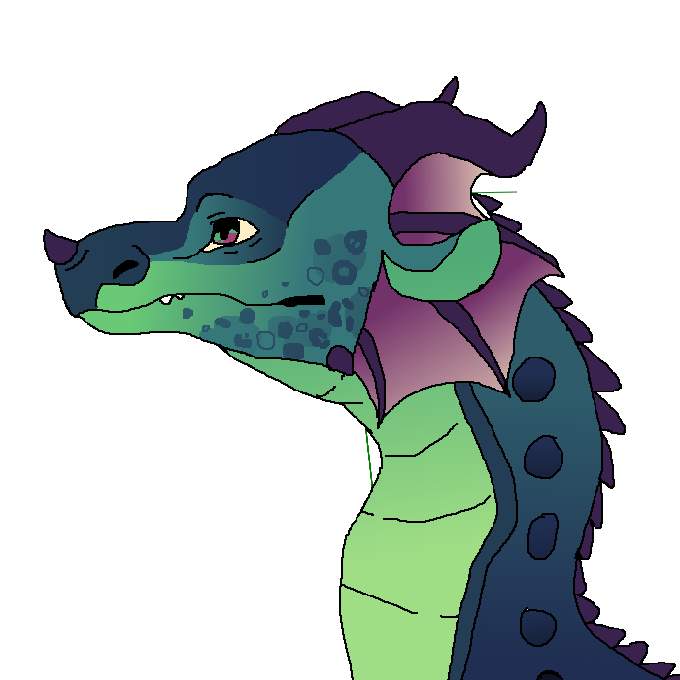 Pixilart - rainwing gift by DakuAto