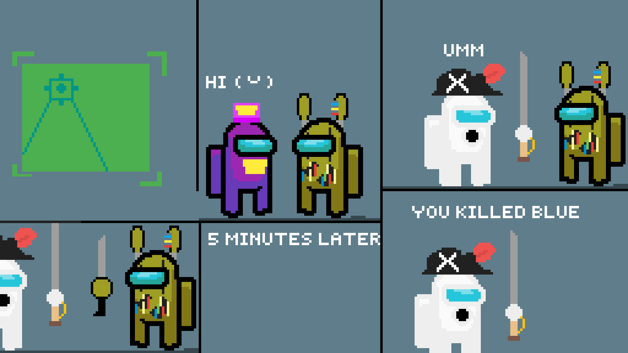 Episode 17 - among us you look sus - Pixilart Comics