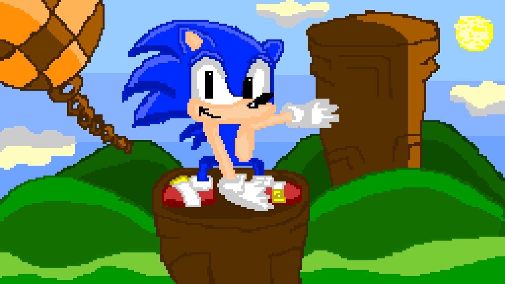 Editing SONIC CD - Free online pixel art drawing tool - Pixilart