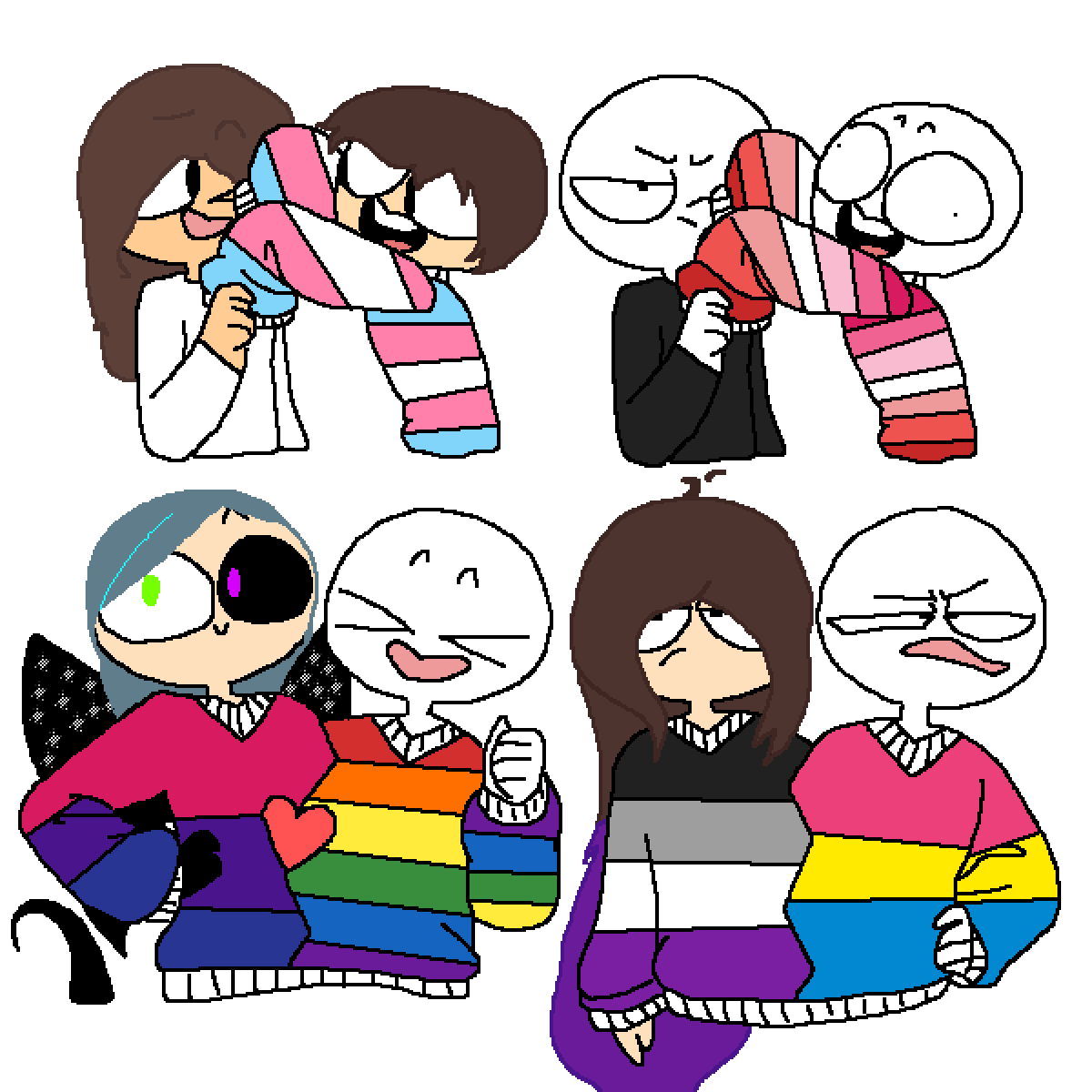 Editing LGBTQ - Free online pixel art drawing tool - Pixilart