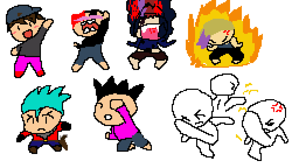 Editing anger chibi collab - Free online pixel art drawing tool - Pixilart
