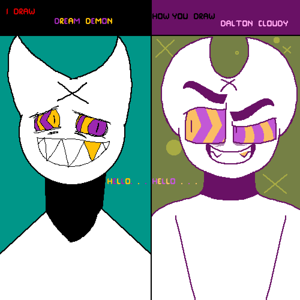 Pixilart - How I draw / How you draw Collaboration by Daltonpinky