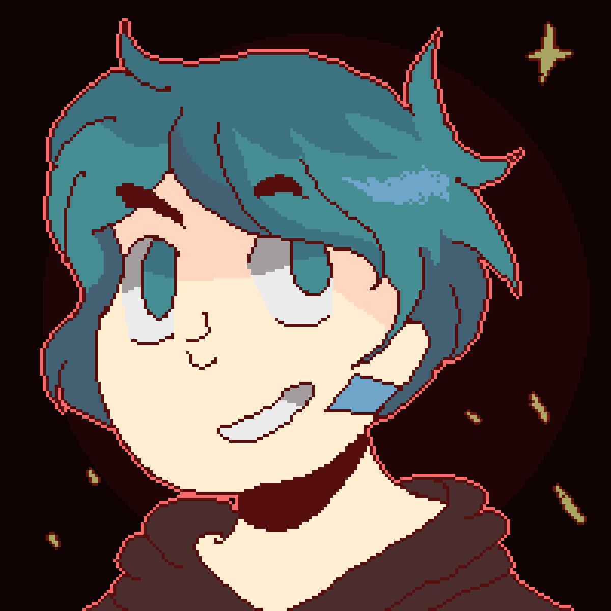Pixilart - Pfp for @Fireworks by Peppermint