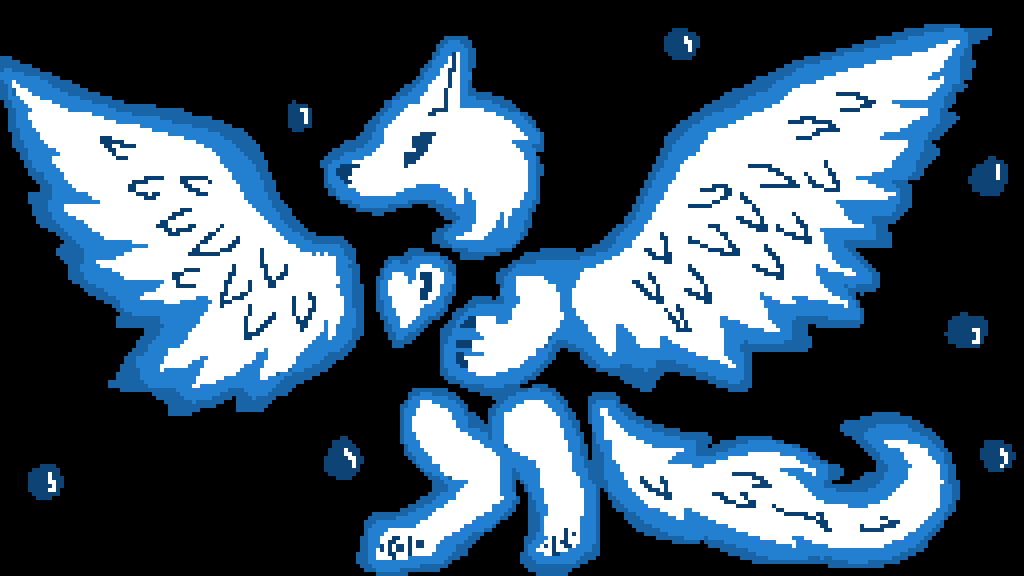 Editing Undertale Oc Blue Fire - Free online pixel art drawing tool ...
