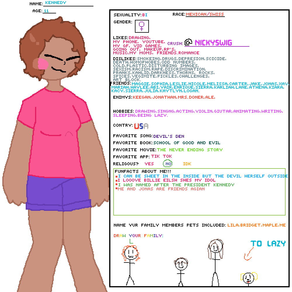 Editing Real life ref sheet - Free online pixel art drawing tool - Pixilart