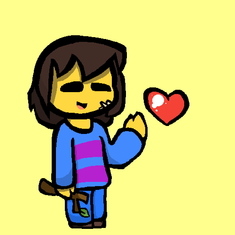 Pixilart - * Frisk the Human. by Maybell