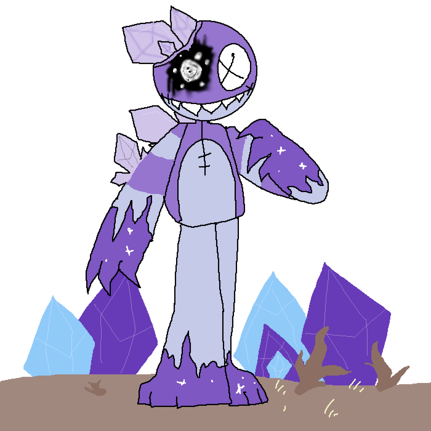 Pixilart - geode 8 ball by TwistedRaven