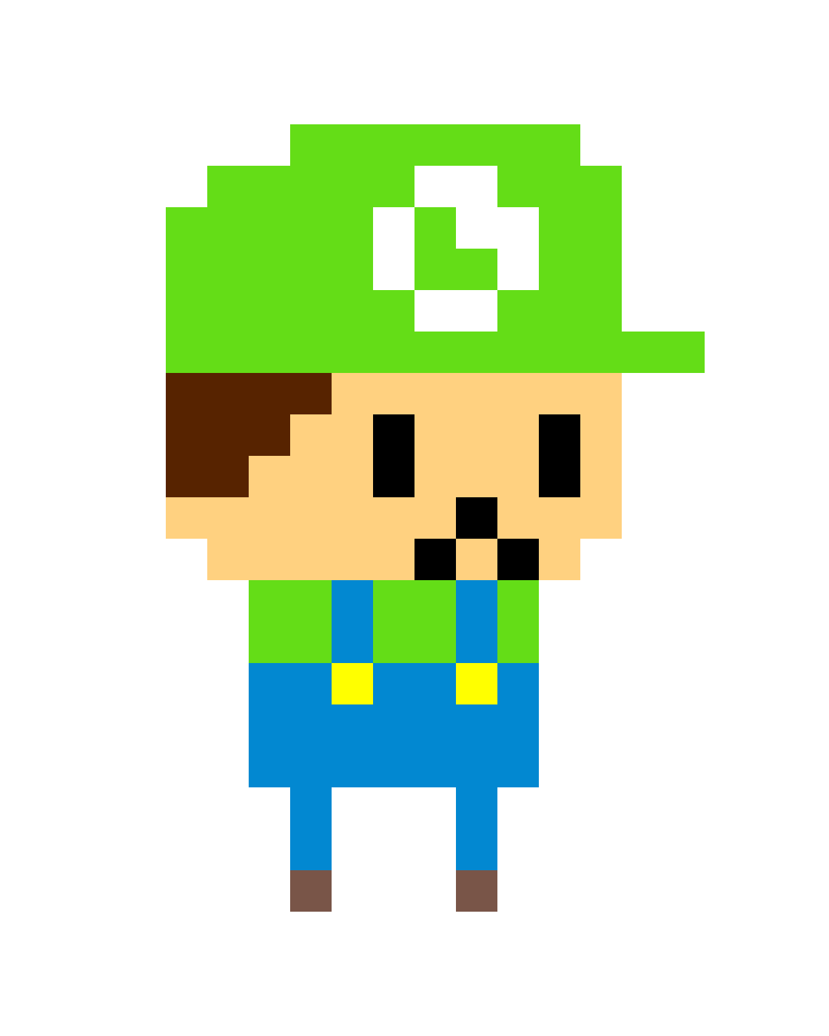 Pixilart - Luigi by JaydenCoolguy