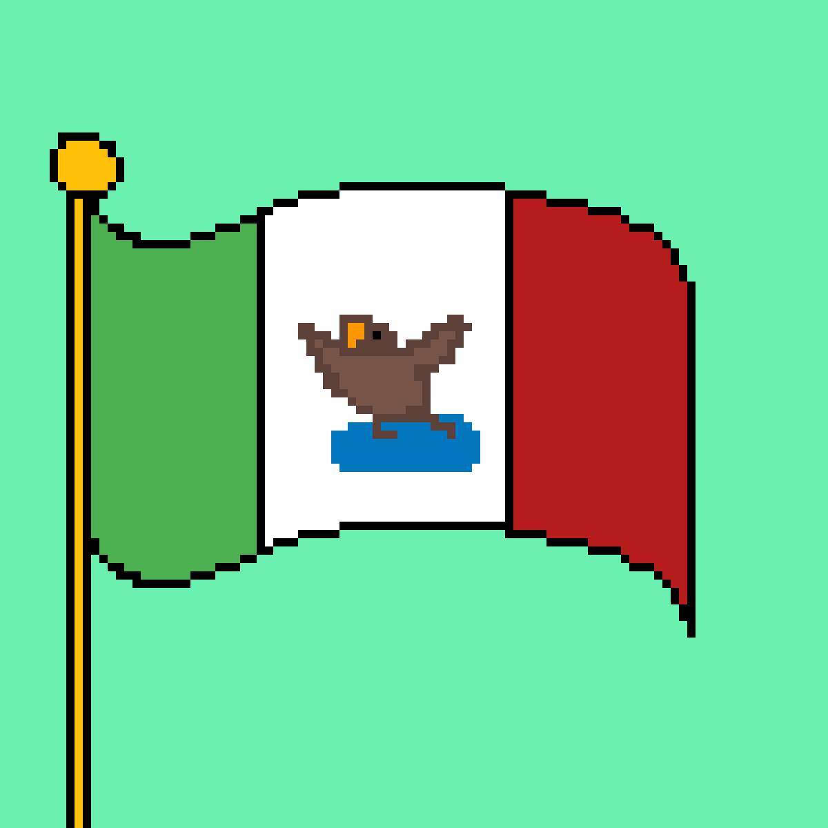 Editing mexican flag - Free online pixel art drawing tool - Pixilart