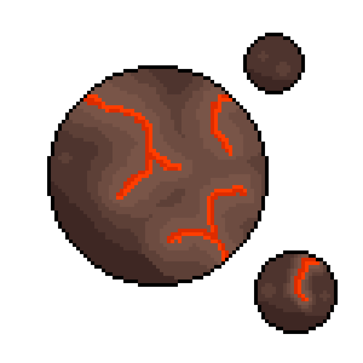 Pixilart - Lava Planet 1 by Dartster