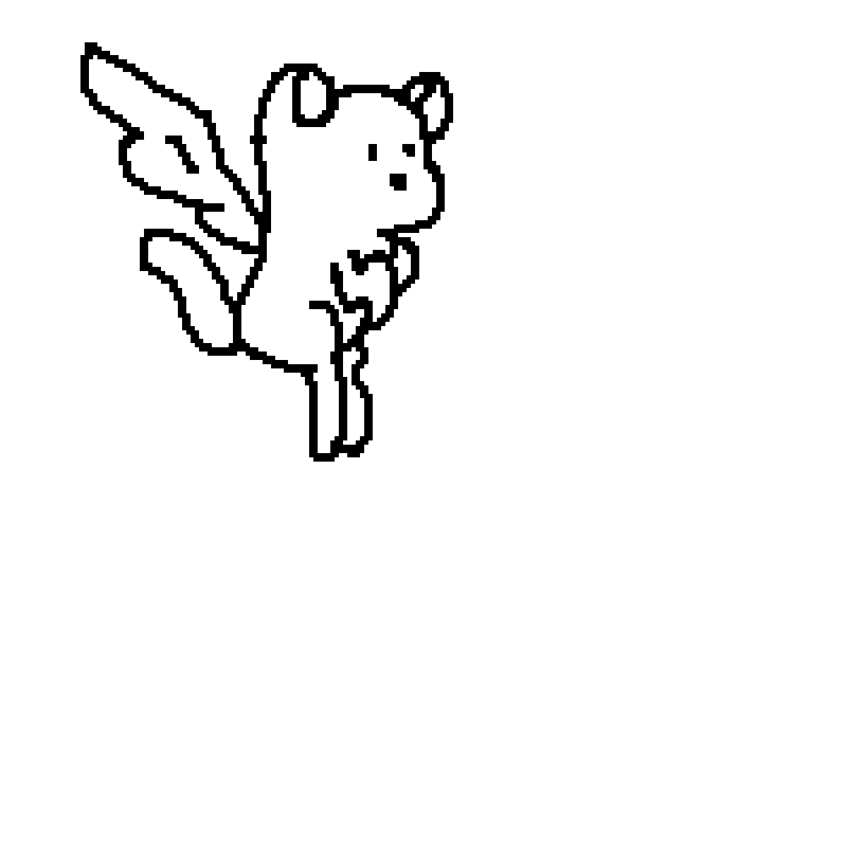 Pixilart - flying cat by YoonGiHoSeok