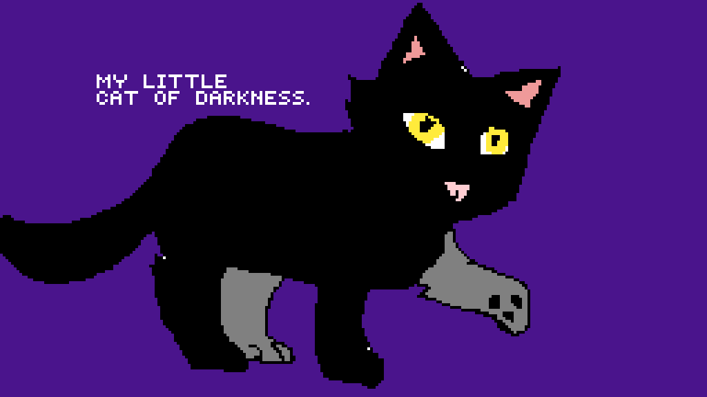 Pixilart - my cat of doom! by sassygamer