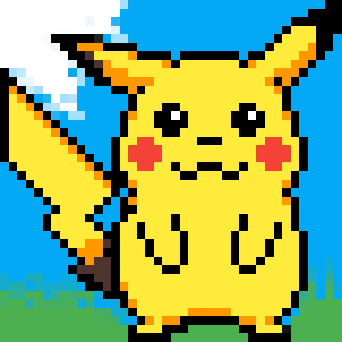 Pixilart - Pikachu by Mlg-Yoda