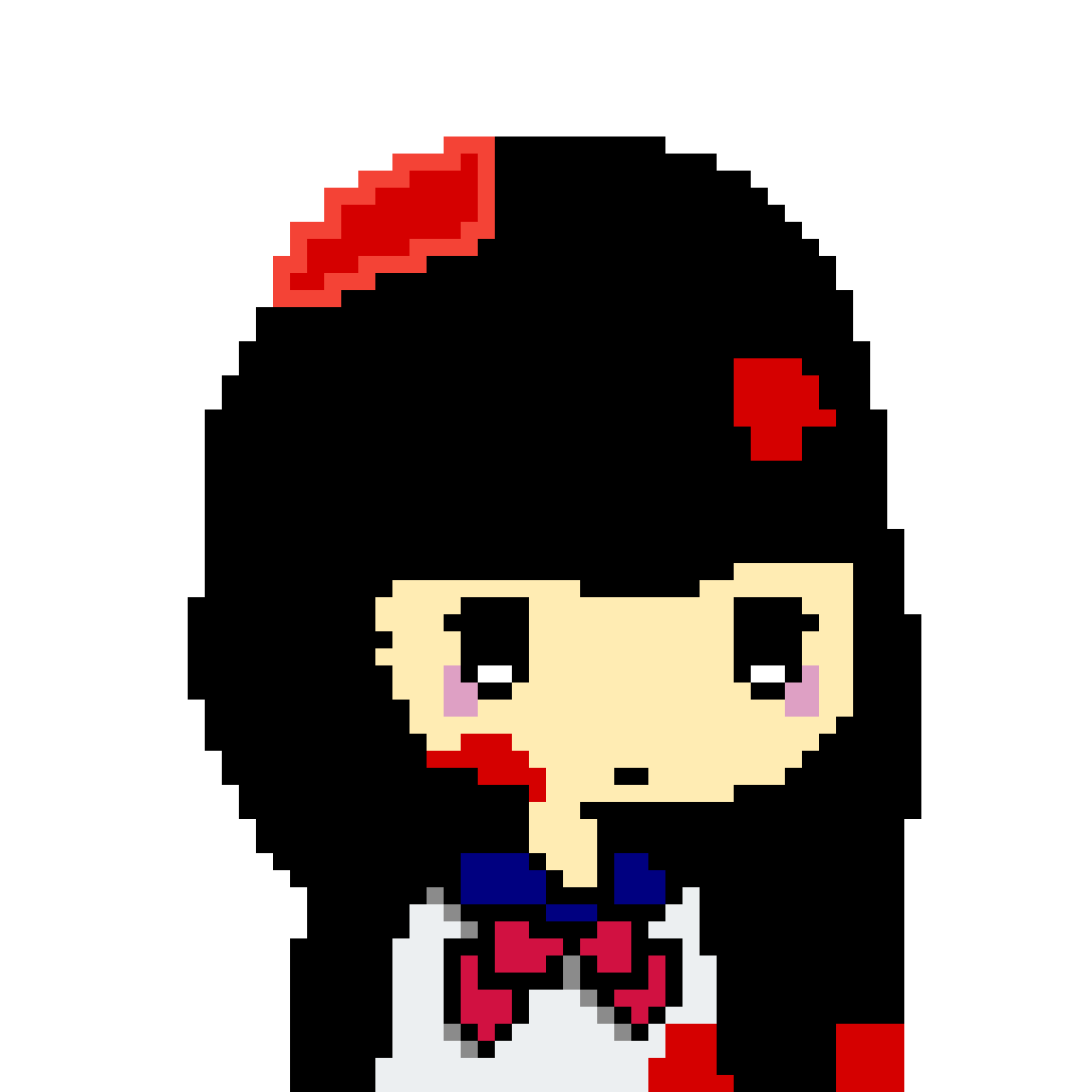 Editing Yandere~chan - Free online pixel art drawing tool - Pixilart