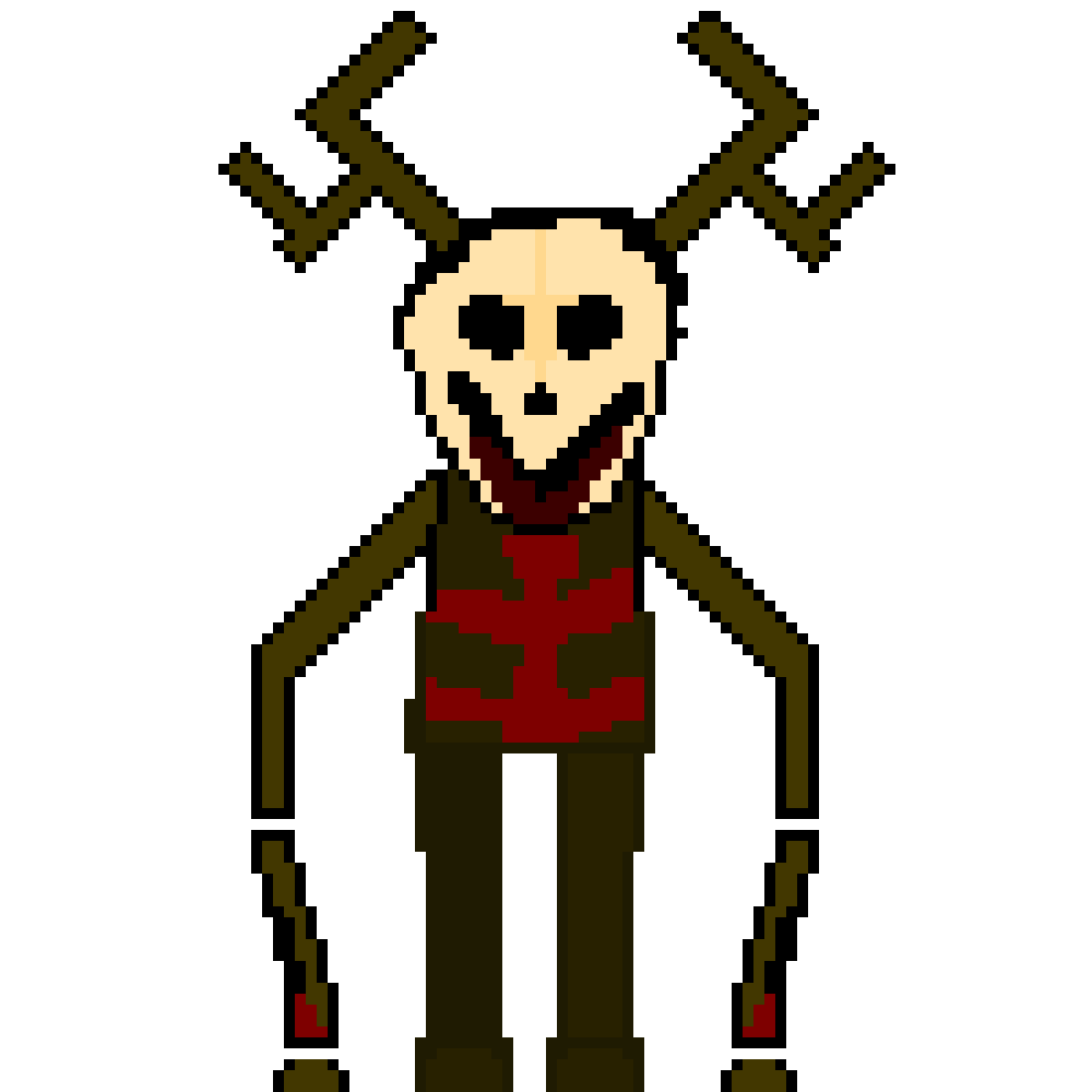 Pixilart - Wendigo by blue-blue