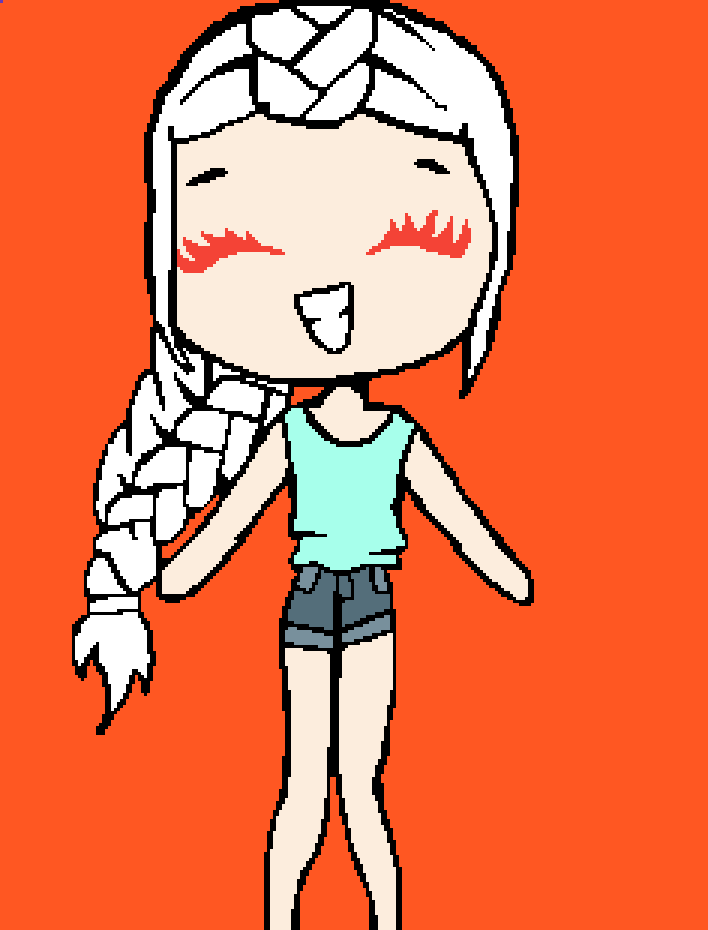 Editing I cant draw braids so ty - Free online pixel art drawing tool ...