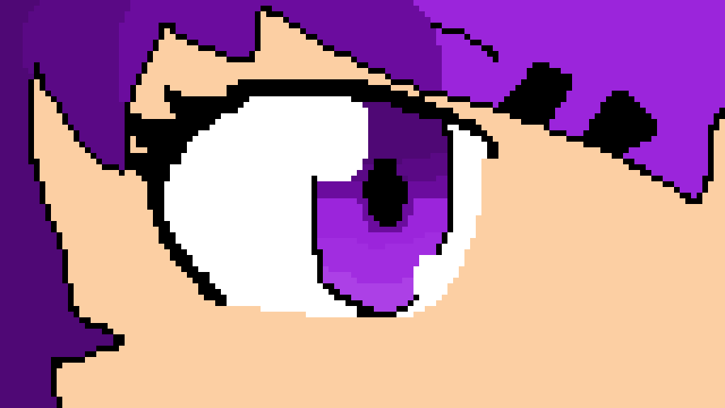 Editing purple eye - Free online pixel art drawing tool - Pixilart