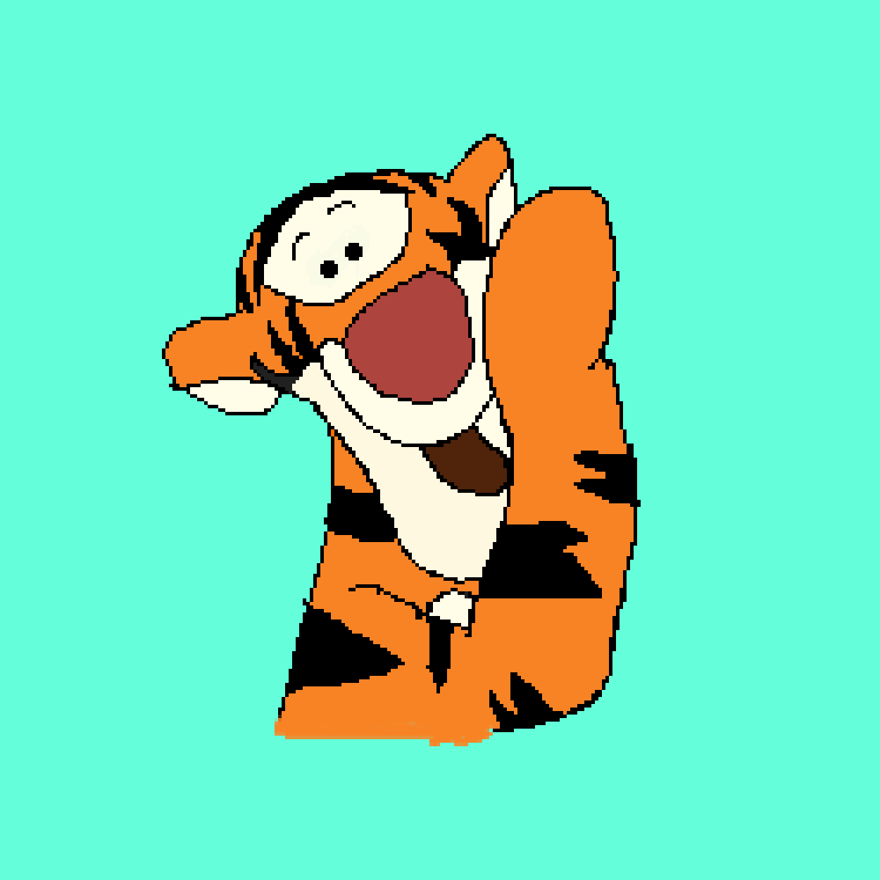 Pixilart - Tigger by Fluffyball
