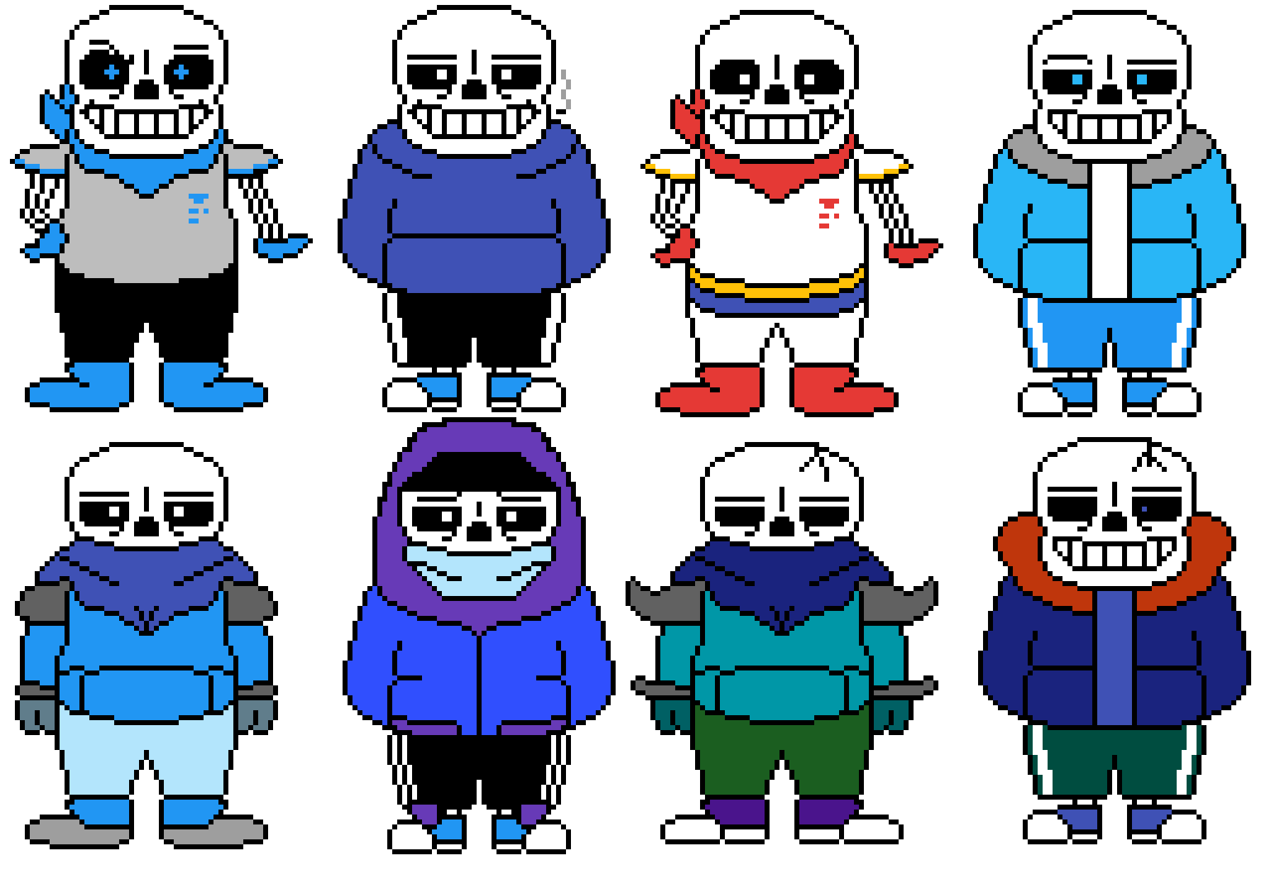 Pixilart - sans but he hella swapped by sandsandeton