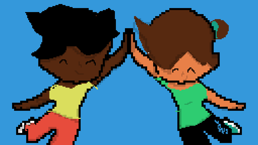 Editing Chibi Best Friend Base - Free online pixel art drawing tool ...