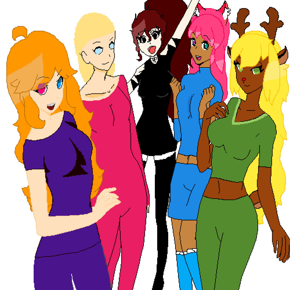 Pixilart - Five musketeers! by iamelmo