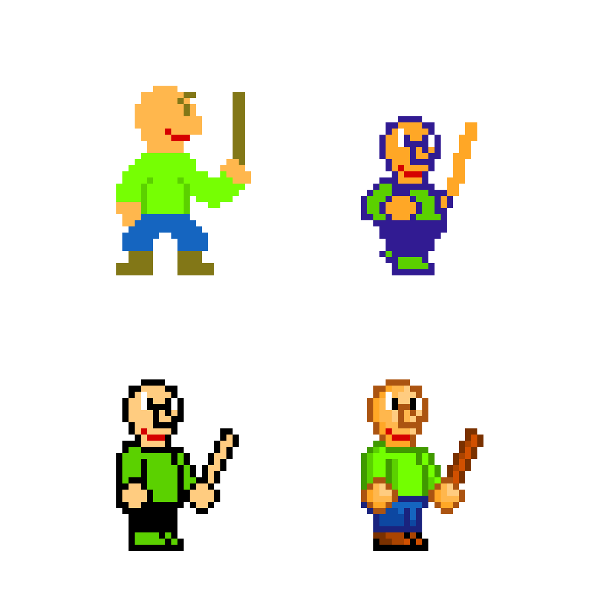 Pixilart - Baldi styles by P1X3LM4T10N5