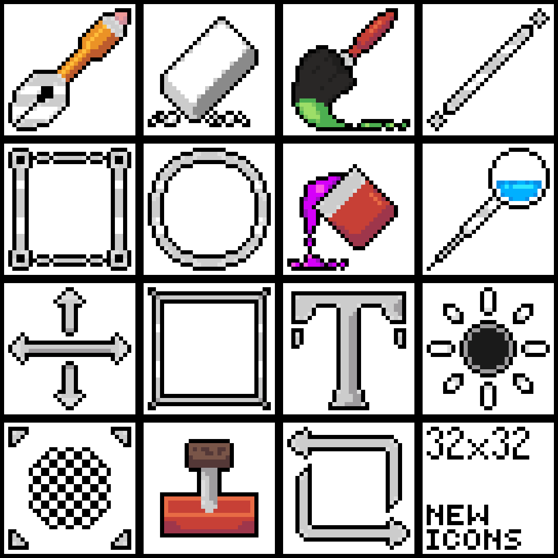 Pixilart - New Icons! by Vinzenzius