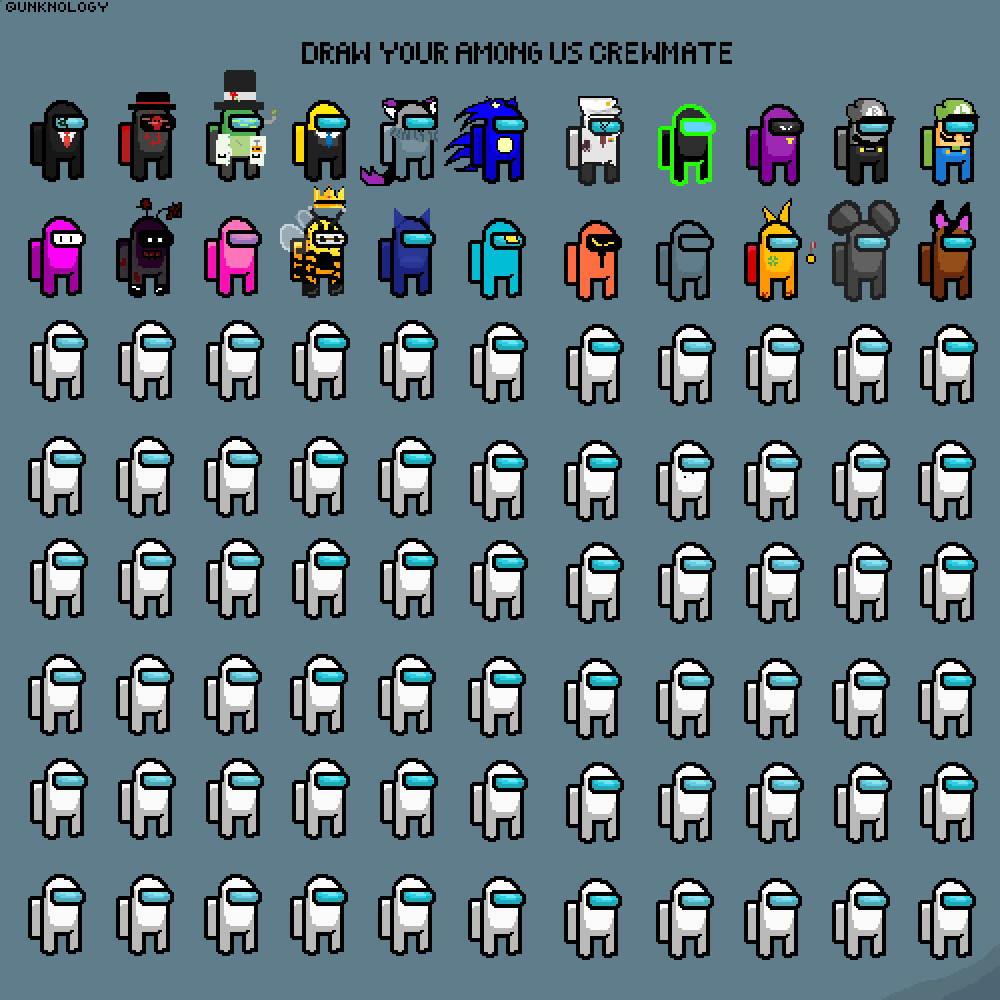 Pixilart - Draw your among us sona by Blueassassin007