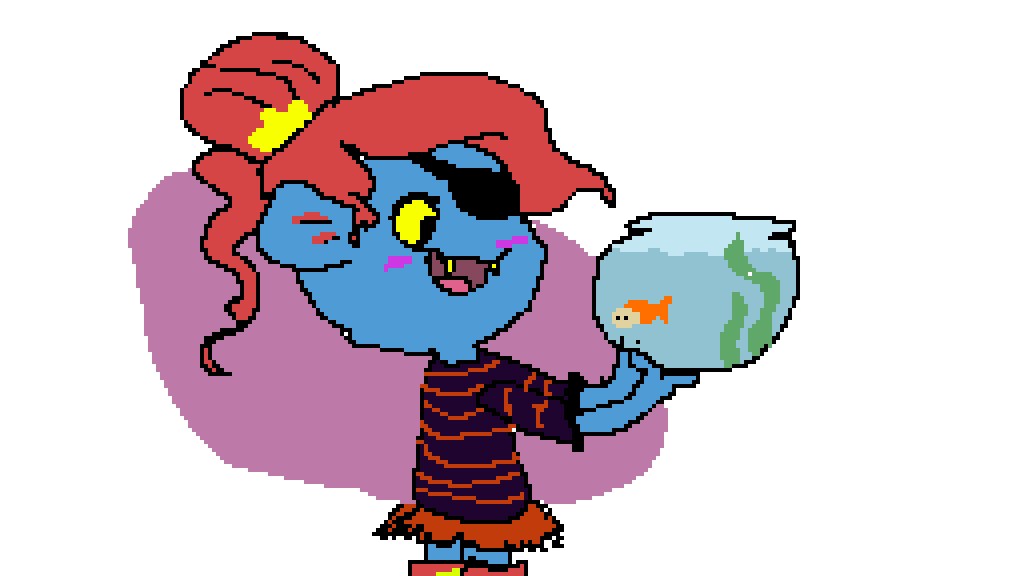Pixilart - Littletale Undyne!!!! by KatriSoul