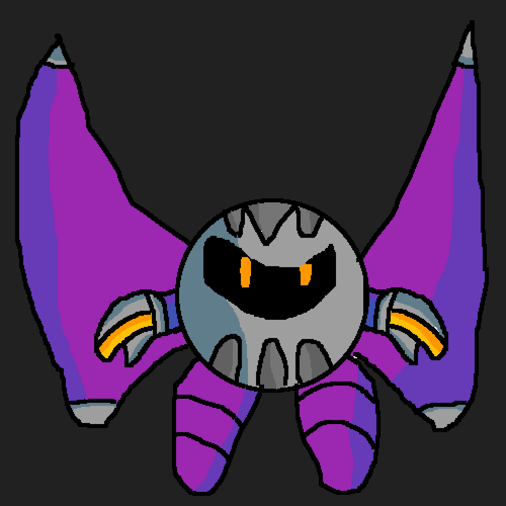 Pixilart - Meta Knight by LightModeIsBad