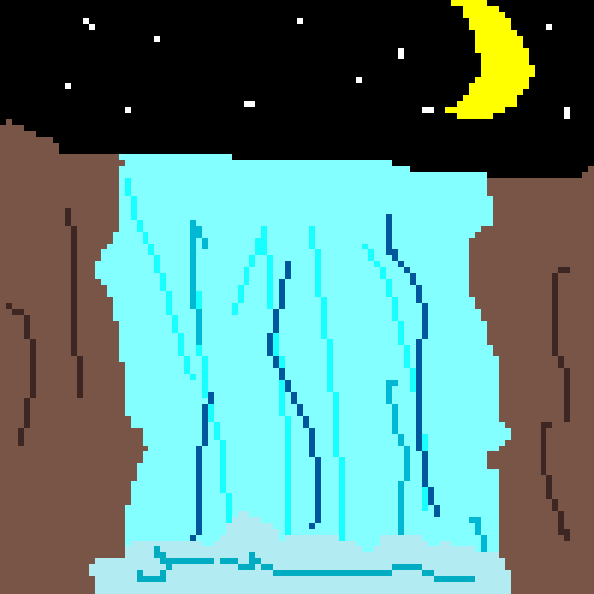 Editing cascada - Free online pixel art drawing tool - Pixilart