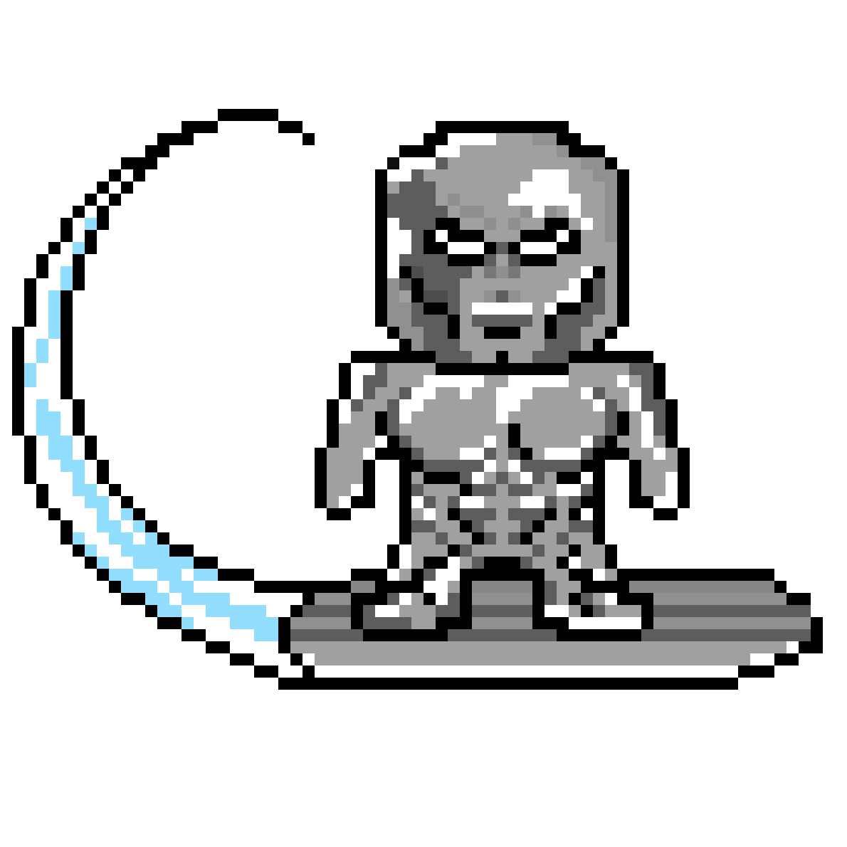 Pixilart - silver surfer by garrett5