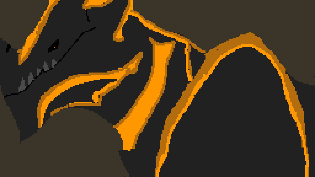 Pixilart - NITRO the molten core dragon by BIT-BOY