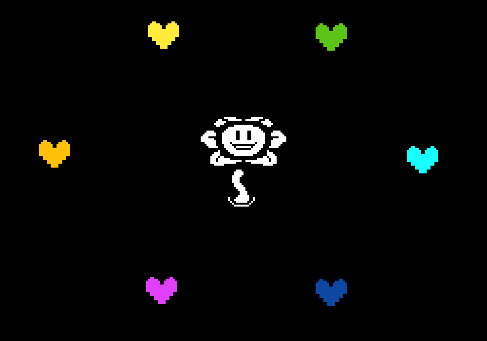 Pixilart - Flowey Fight by silverstorm1053