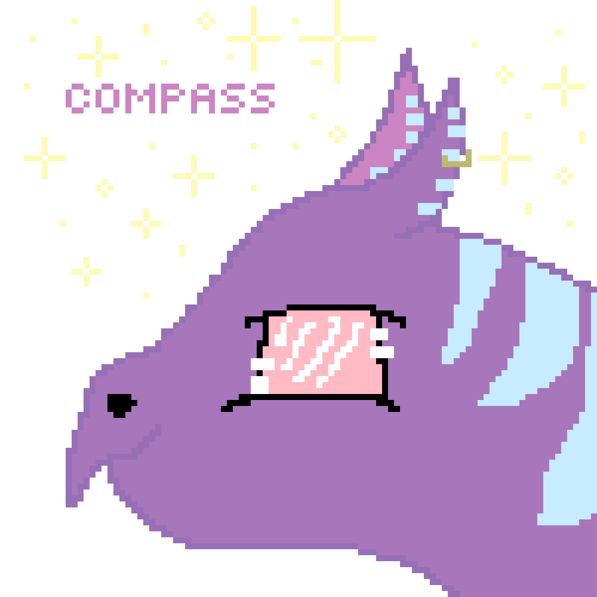 Pixilart - Compass Lavender wing by STRAWBURRY-COW