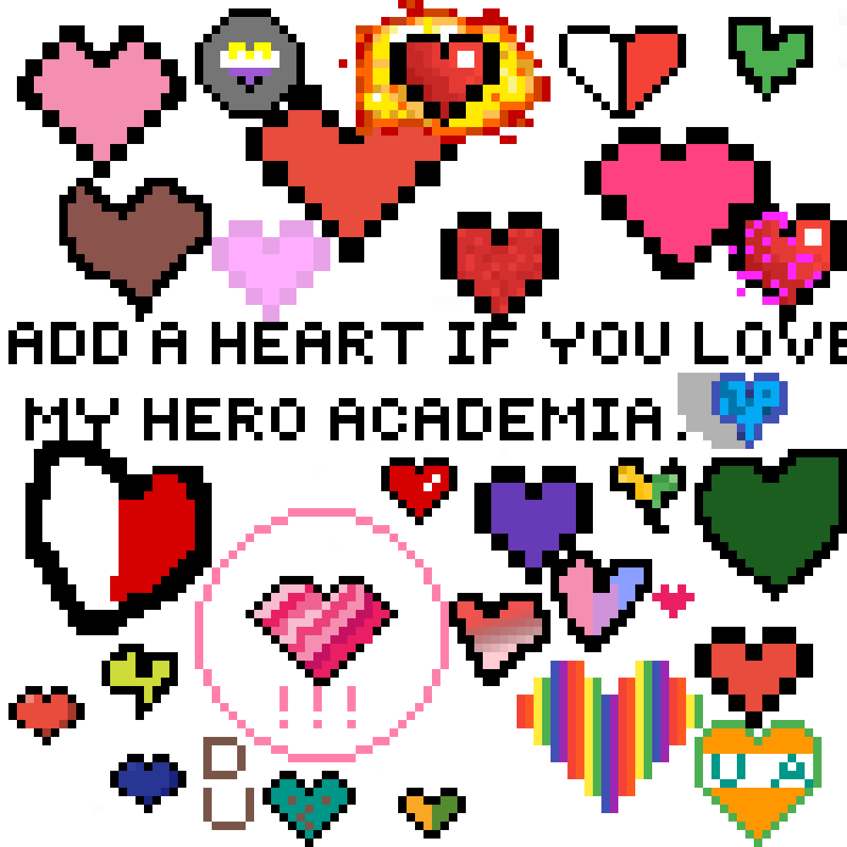 Pixilart - Add heart if you like mha by Leanna-Rose