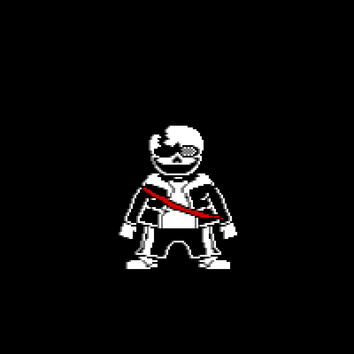 Pixilart - Sans phase 3 by TheLazybones