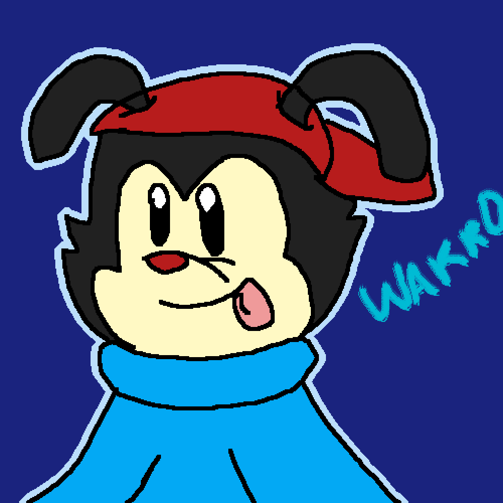 Pixilart - wakko is hungry by The-91-hero
