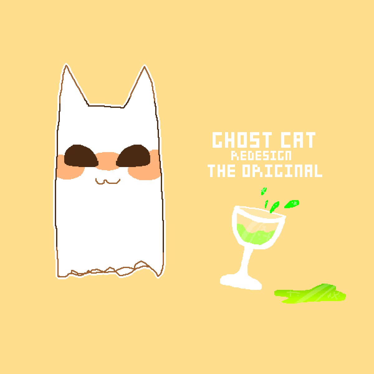 Pixilart - Ghost Cat Versions by Karter-M