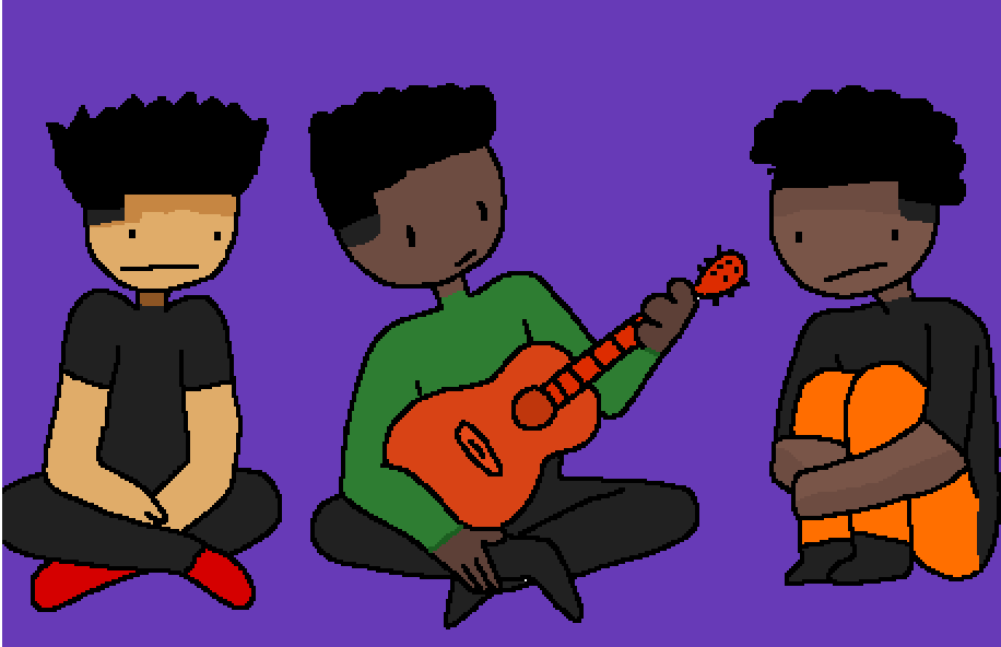 Editing The 3 Amigos - Free online pixel art drawing tool - Pixilart