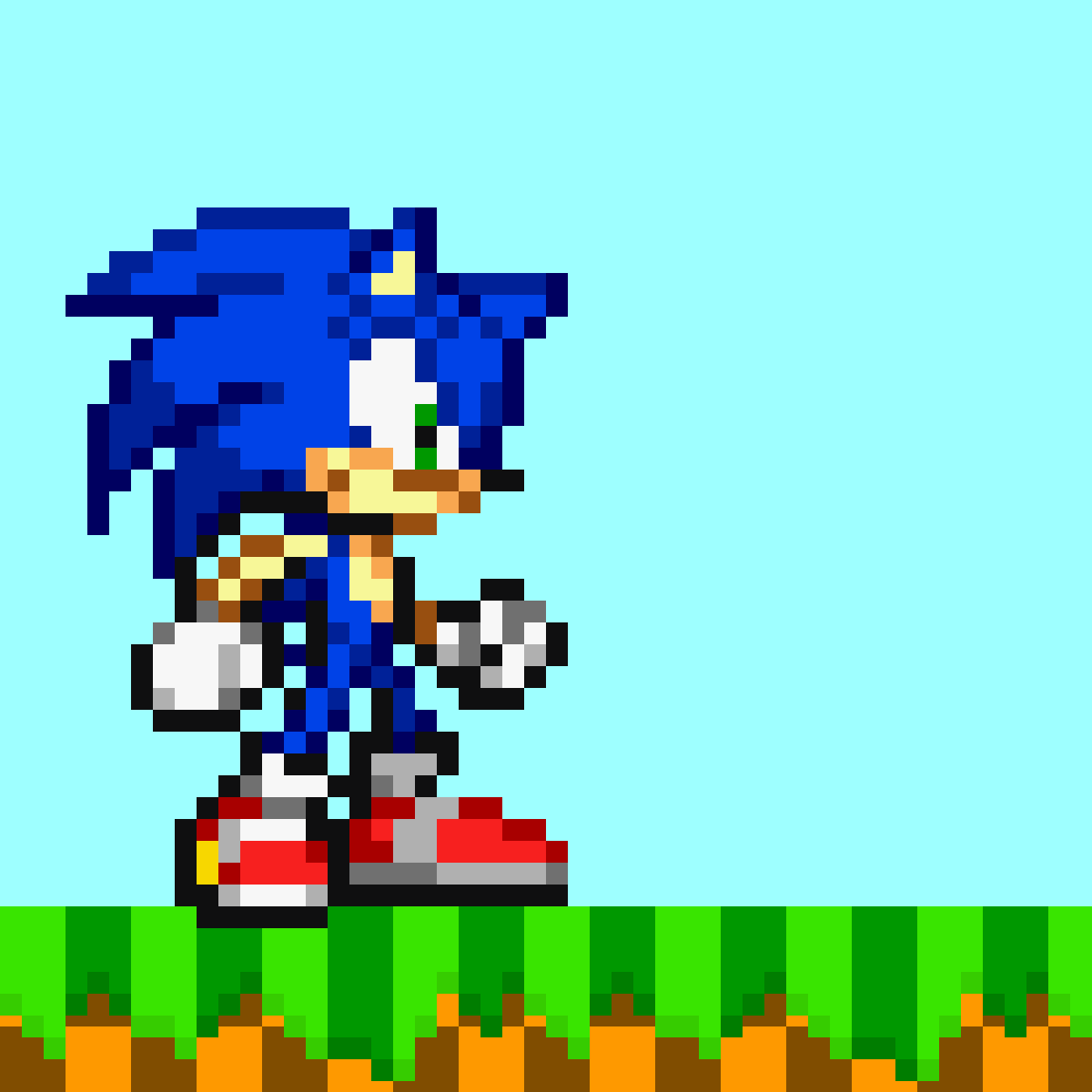 Pixilart - Sonic Advance Victory by MoriTheDragon