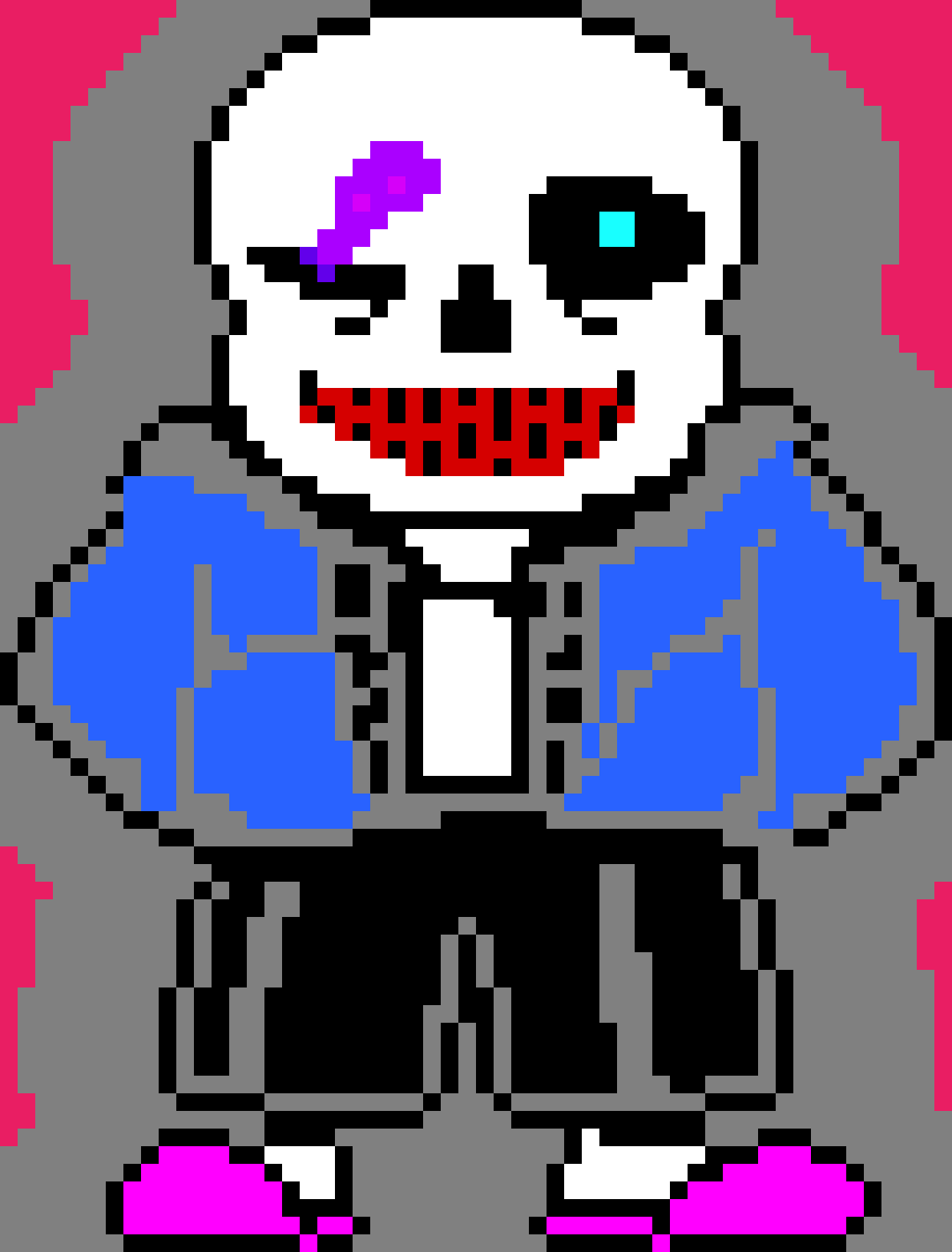 Pixilart - DIFFERENT SANS by ZENQRPRO