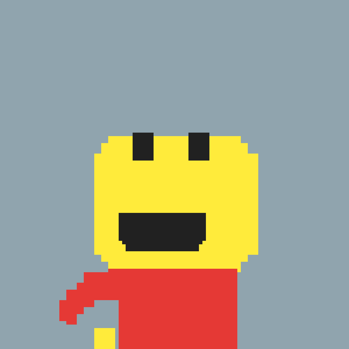 Pixilart - lemon dude falls by Eli-the-great