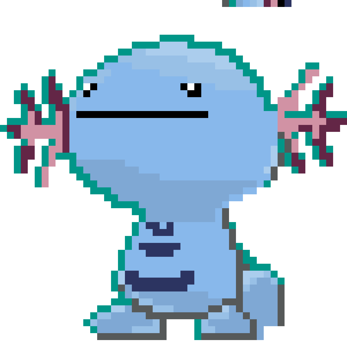 Editing Wooper pt 4 final - Free online pixel art drawing tool - Pixilart