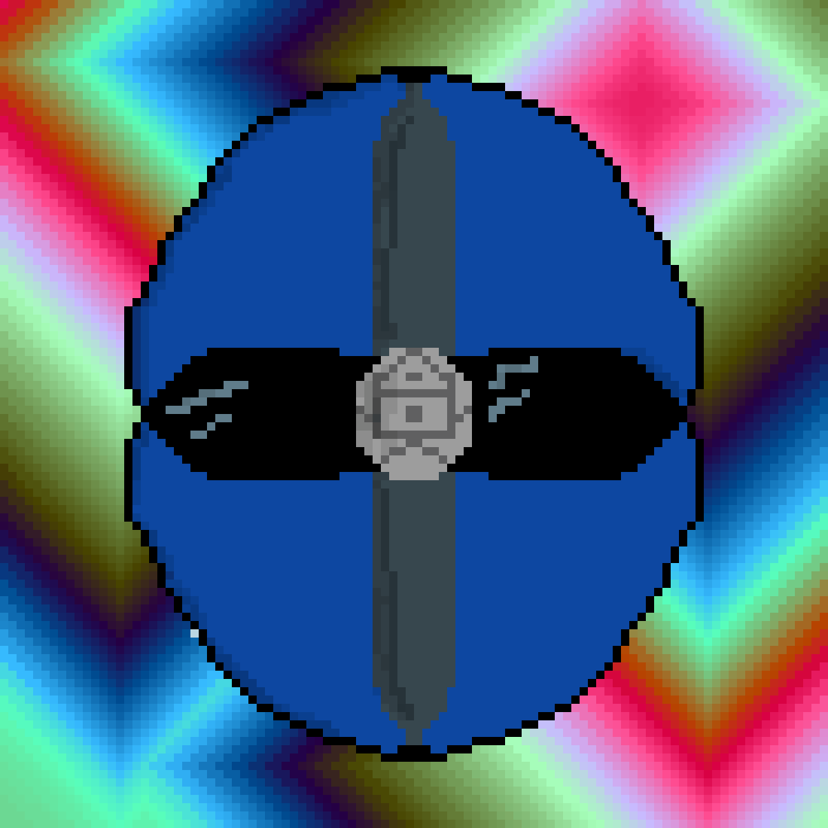 Pixilart - power ranger (blue) by noobo