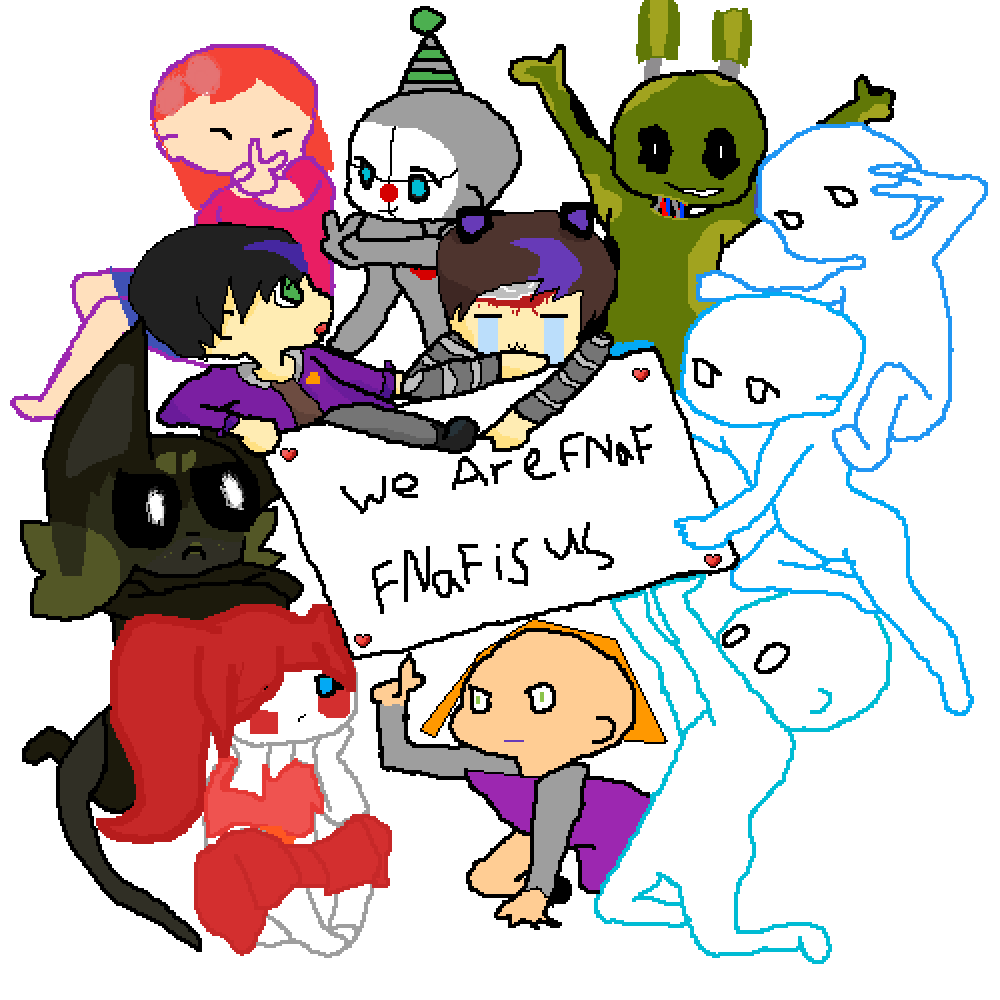 Editing fnaf - Free online pixel art drawing tool - Pixilart