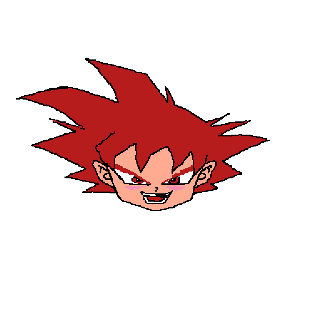 Pixilart - super saiyan god by Msed3001