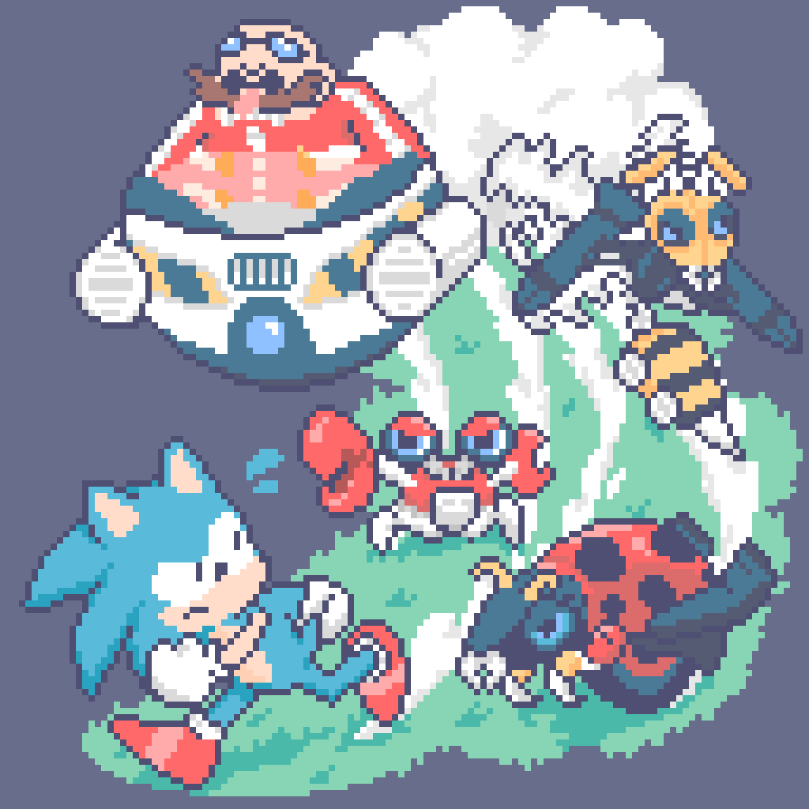 Pixilart - Sonic by Pelor