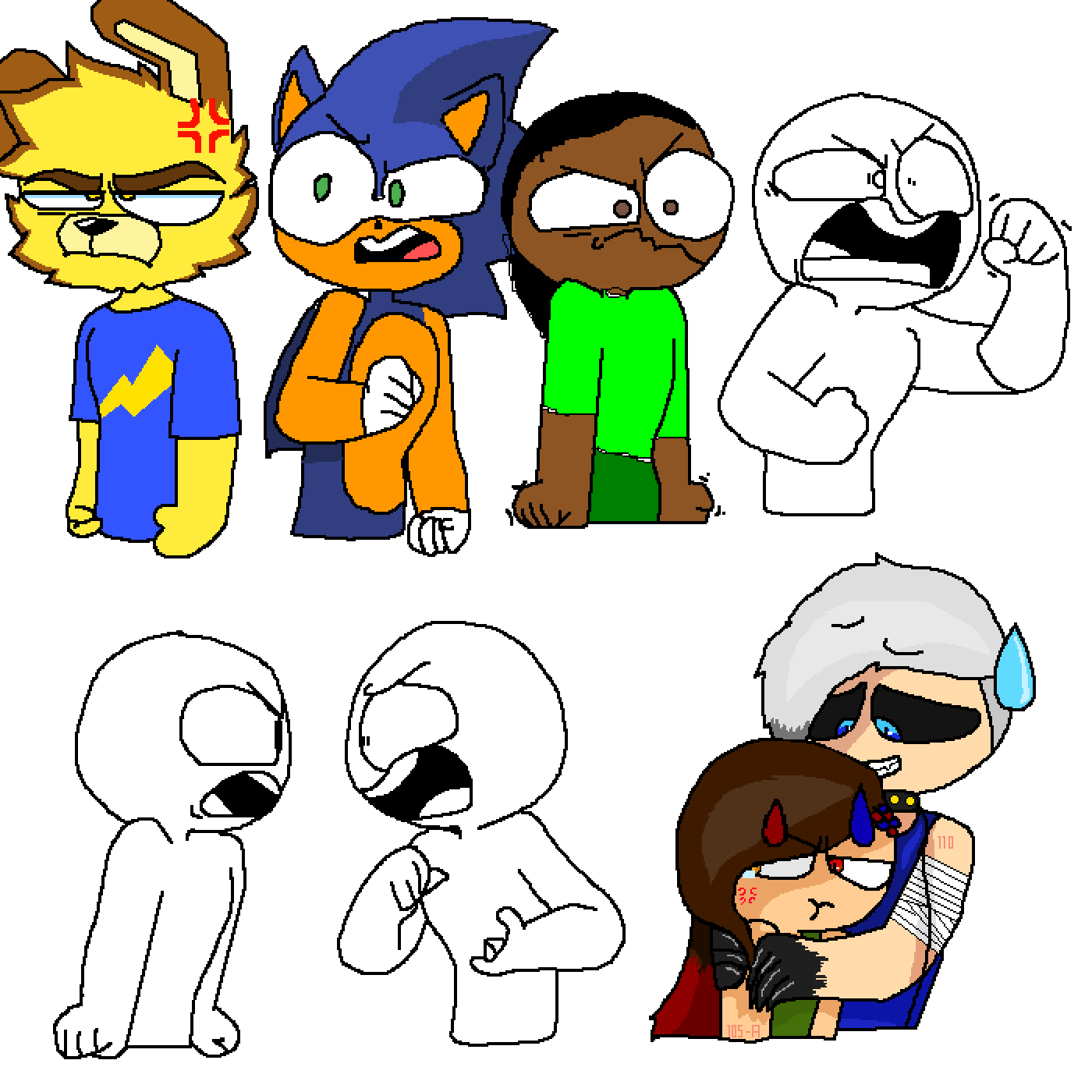 Editing mad - Free online pixel art drawing tool - Pixilart