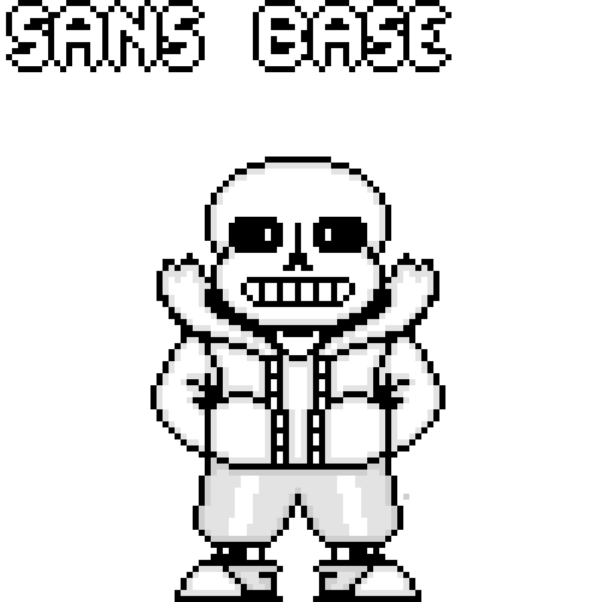 Pixilart - sans base by swap-ink-ethan